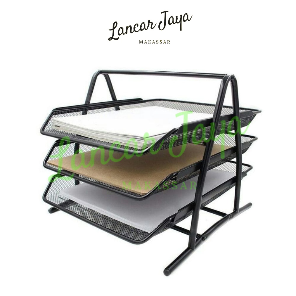 Jual Document Tray Rak Wadah Dokumen 3 Tier Tingkat V-TEC VTEC VT-BS ...