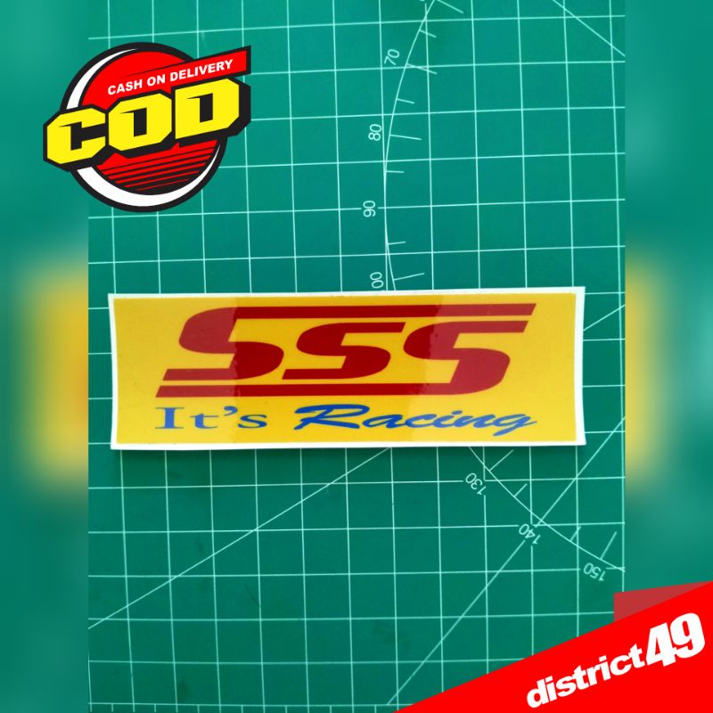 Jual Stiker print and cut laminasi tahan air - Stiker SSS Racing ...