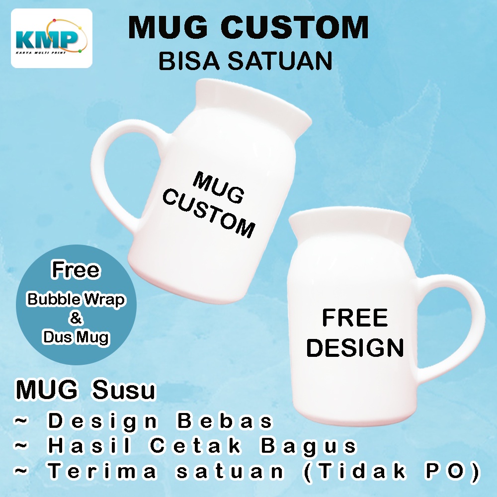 Jual MUG CUSTOM / GELAS CUSTOM MODEL SUSU / MUG MURAH | Shopee Indonesia