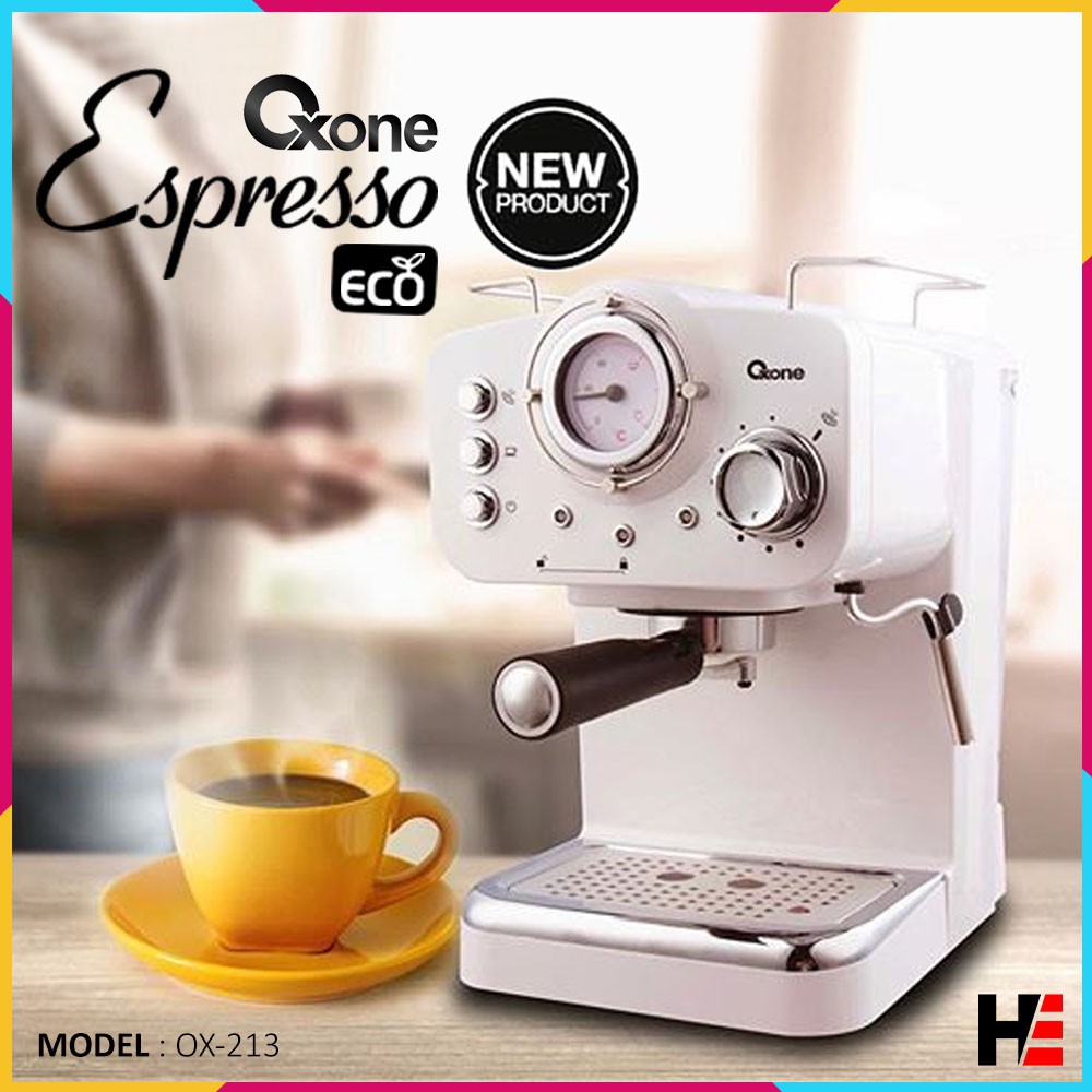 Jual Home Eco Espresso Machine Oxone OX-213 Alat Pembuat Kopi Espresso ...