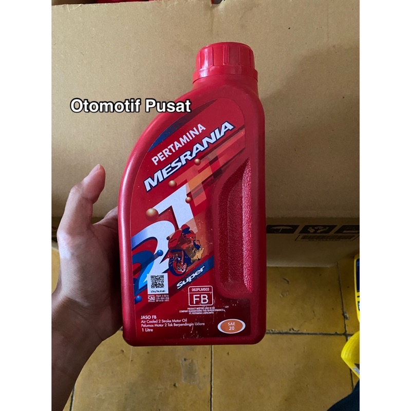 Jual OLI PERTAMINA MESRANIA SUPER 2T 1L | Shopee Indonesia