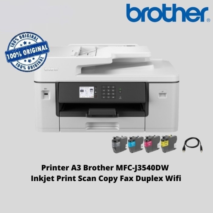 Jual Printer Brother MFC J3540DW A3 Duplex All In One Wifi ADF F4 Fax ...