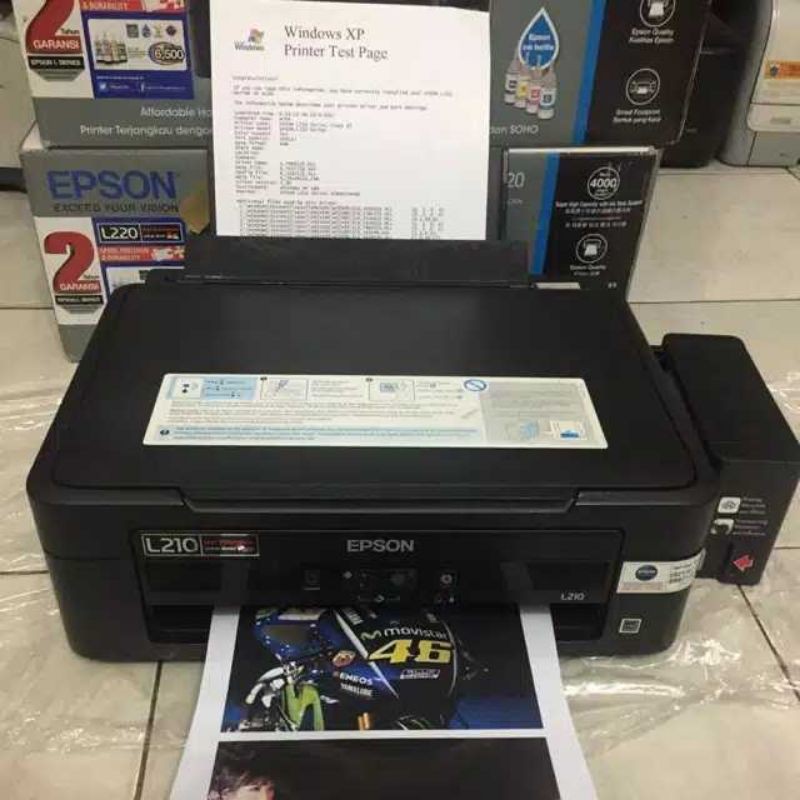 Jual PRINTER EPSON L210 PRINT SCAN COPY /FOTO COPY SECOND | Shopee Indonesia
