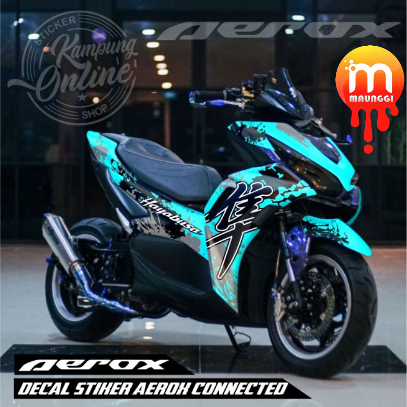 Jual Striping all new aerox connected 155 full body motif hayabusa ...