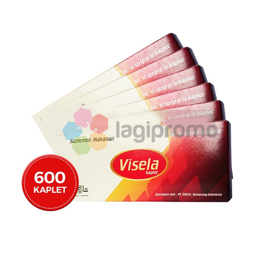 Jual 6 Box Visela 100 Kaplet Memenuhi Kebutuhan Asam Folat Antivirus ...
