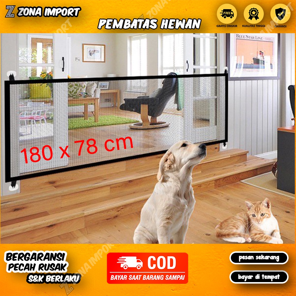 Jual Pintu Pagar Portable Pengaman Penghalang Anak kecil Balita atau ...