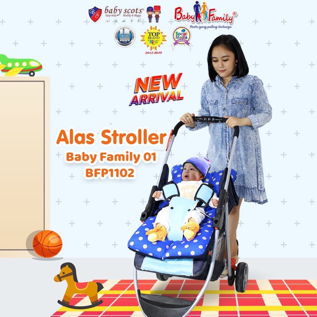 Jual BABY FAMILY - Alas Stroller Seri 01 BFP1102 | STROLLER PAD ...