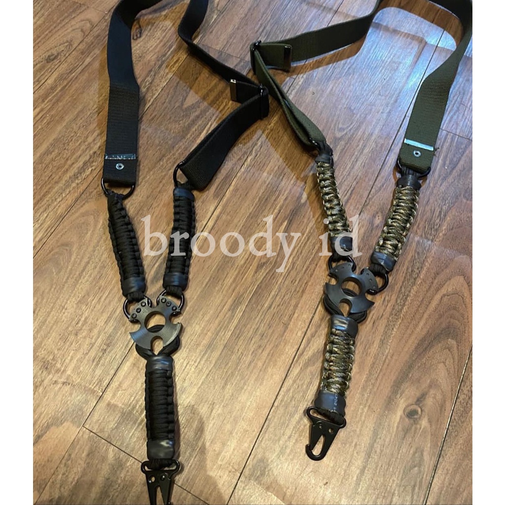 Jual Tali sandang paracod / Tali sling one point tactical / Tali ...