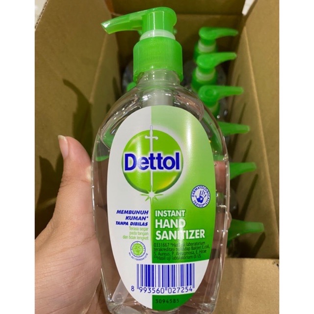 Jual DETTOL HAND SANITIZER 200 ML BOTOL PUMP DETOL HANDSANITIZER ...