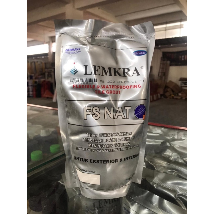 Jual Lemkra FS nat 1kg / Perekat Nat Keramik Waterproofing | Shopee Indonesia