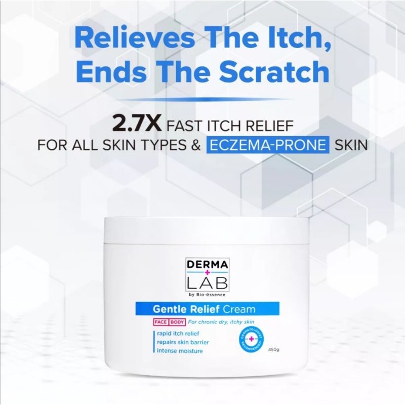 Jual Derma Lab Gentle Relief Cream - Skin Relief Ezcema moisturiser ...