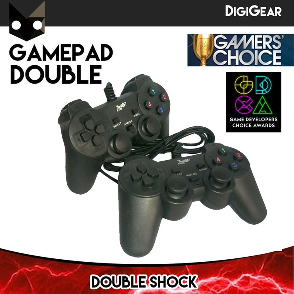 Jual Gamepad Double Sturdy/ Stik Playstation (PS) USB Joystik Dobel ...