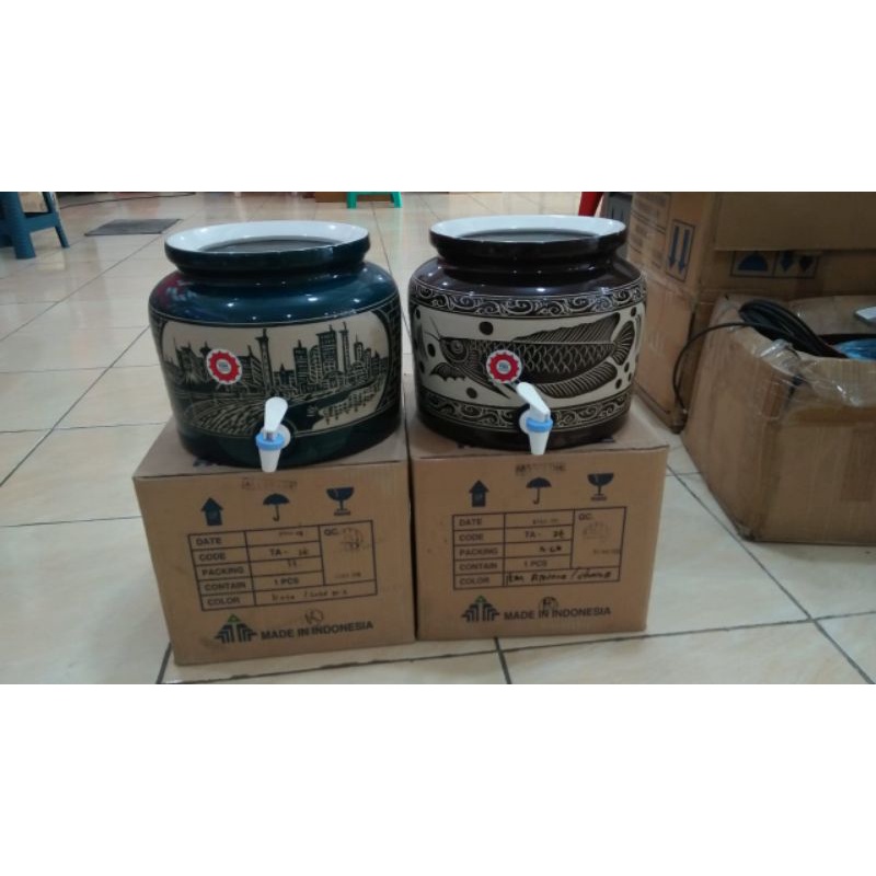 Jual GUCI GALON KERAMIK KEROK | Shopee Indonesia