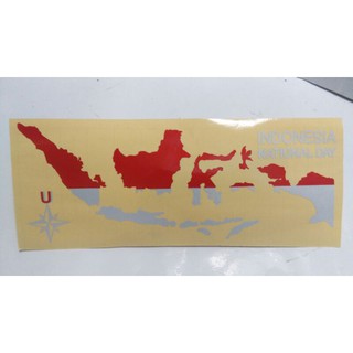Jual STICKER PETA INDONESIA CUTTING STICKER | Shopee Indonesia
