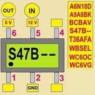 Jual IC S47B S47C DC DC STEPDOWN STI3470 SOT23-6 S47 | Shopee Indonesia