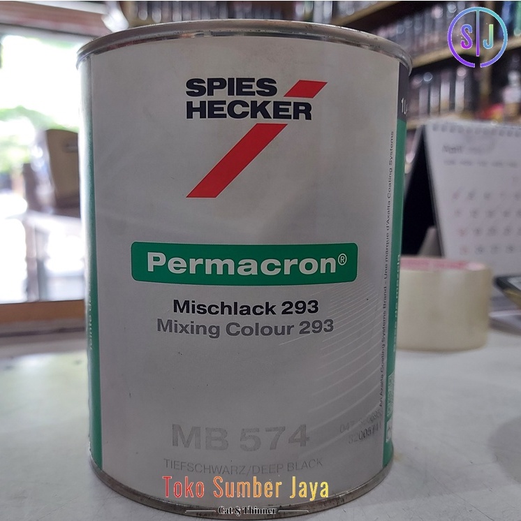Jual Spies Hecker Permacron Deep Black 1L MB 574 Black | Shopee Indonesia