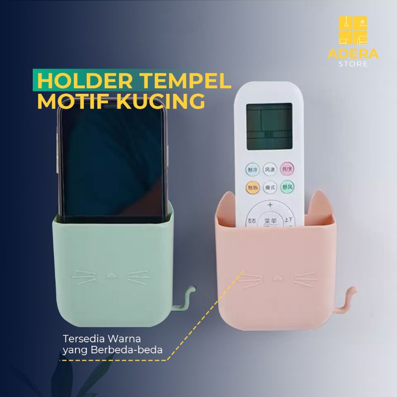 Jual Tempat charger rak tempat penyimpanan hp remote tv ac tempel ...