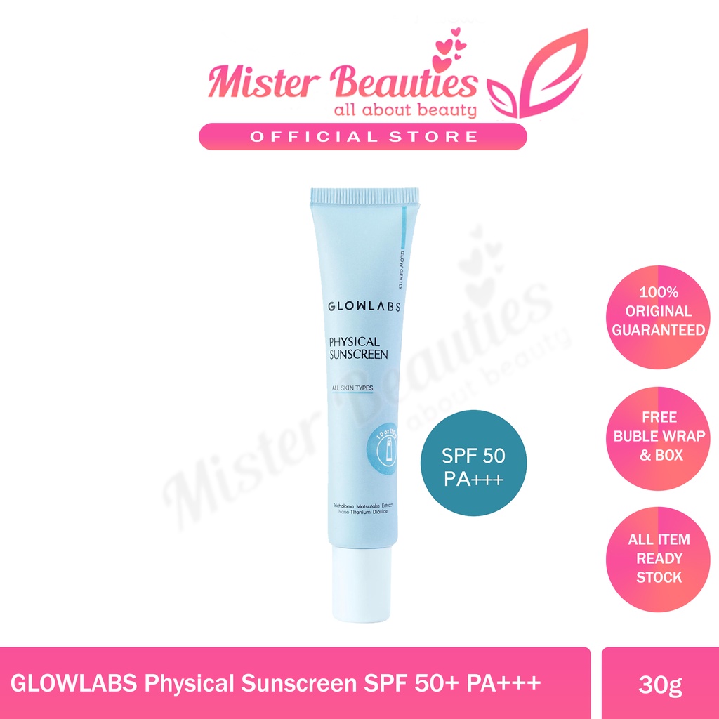 Jual GLOWLABS Physical Sunscreen 30gr - Sunscreen Wajah Anti Sinar UV ...