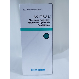 Jual ACITRAL SYRUP 120ML/SIMETHICONE/ASAM LAMBUNG/TUKAK LAMBUNG/GERD ...
