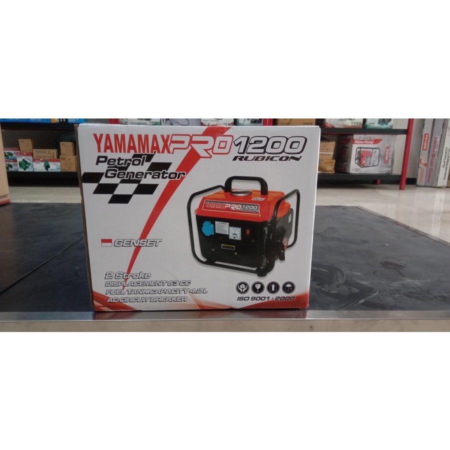 Jual GENSET YAMAMAX 1200+FRAME RECOIL STATER WARNA:MERAH Indonesia ...