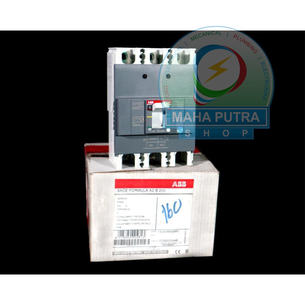 Jual MCCB 3 PHASE 160 AMPERE 18KA ABB | Shopee Indonesia