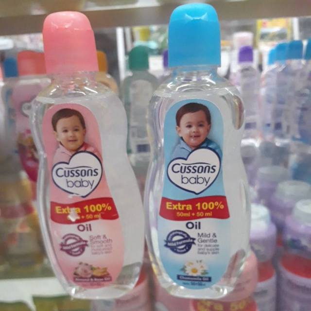 Jual CUSSONS BABY OIL 50+50 ML | Shopee Indonesia