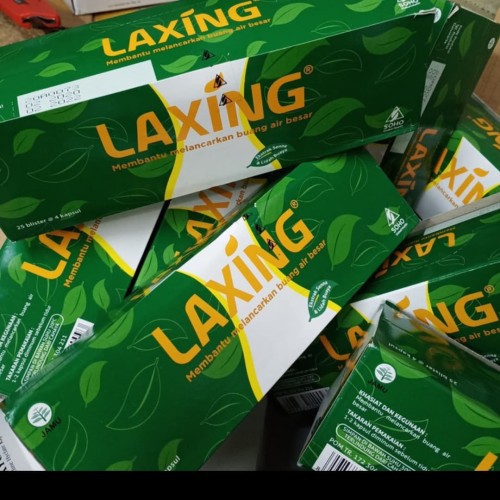 Jual laxing 1 box isi 25strip/blister | Shopee Indonesia