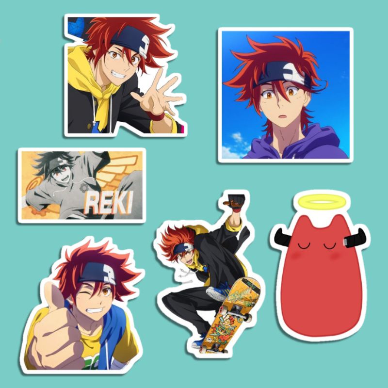 Jual Sticker Anime Sk8 the infinity Sticker sk8 reki miya chinen langa ...