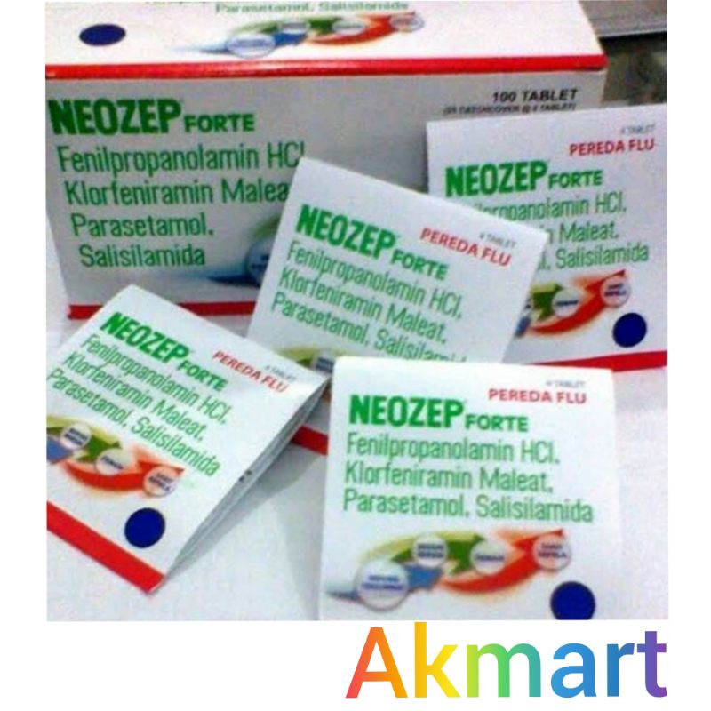 Jual NEOZEP FORTE neosep per strip 4 Tablet - Obat Batuk Pilek | Shopee ...