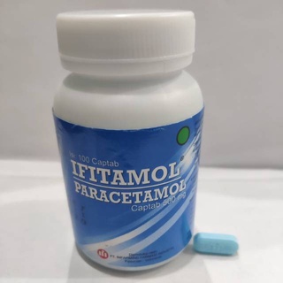 Jual IFITAMOL PARACETAMOL BIRU LOS ISI 100 PARACETAMOL BIRU KALENG ...