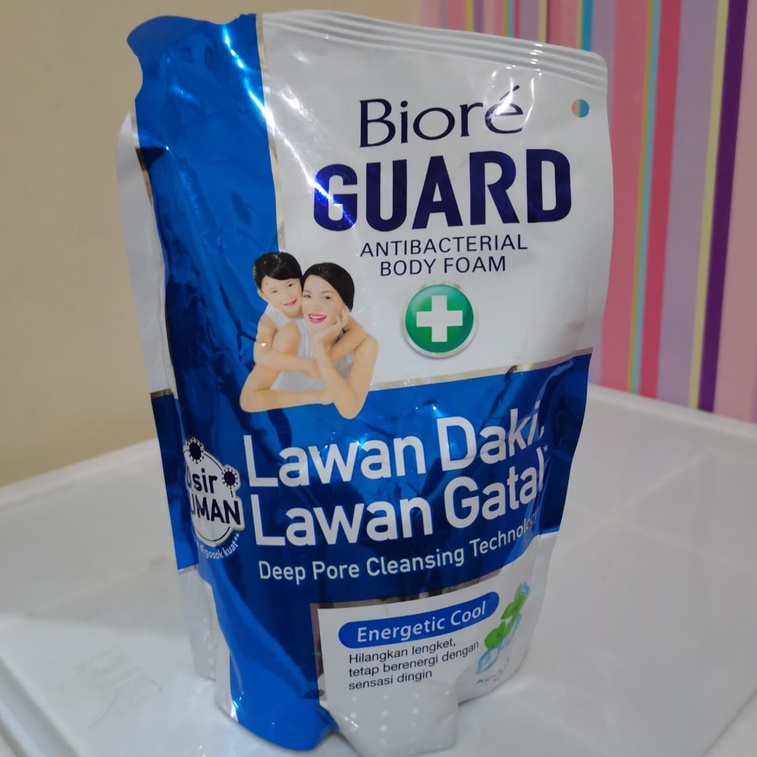 Jual Biore Body Foam Guard Energetic Cool Refill 400ml | Shopee Indonesia