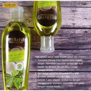 Jual MUSTIKA RATU Minyak Cem Ceman 75ml dan 175ml | Shopee Indonesia