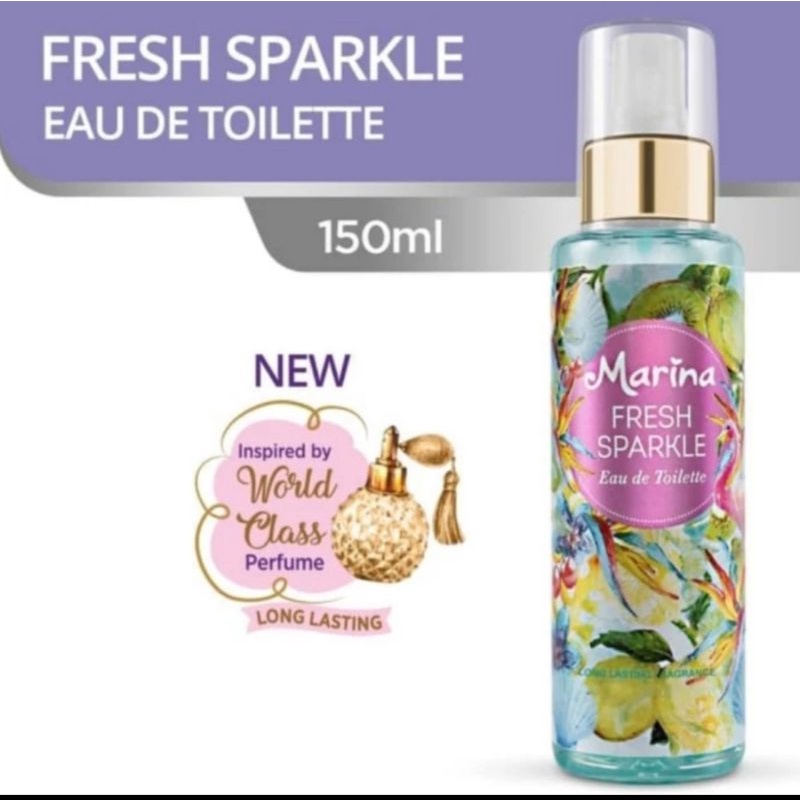 Jual Edt marina Fresh sparkle Eau De Toilette parfum marina 150ml ...