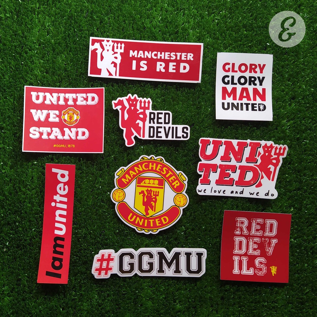 Jual Stiker Manchester United - Koleksi Stiker Bola Terlengkap | Shopee ...