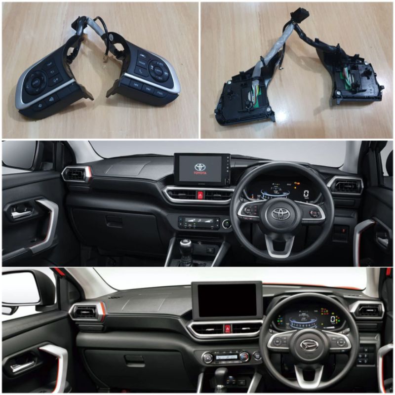 Jual TOMBOL REMOTE STEER STIR AUDIO STEERING SWITCH TOYOTA RAIZE ...