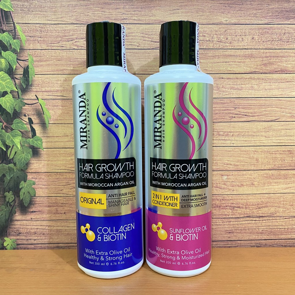 Jual Miranda Hair Growth Formula Shampoo / Shampo Kuda - 200ml | Shopee ...