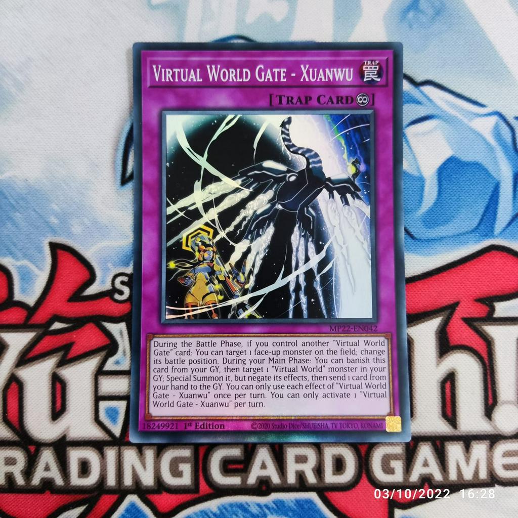 Jual yugioh virtual world gate xuanwu MP22 super rare original | Shopee ...