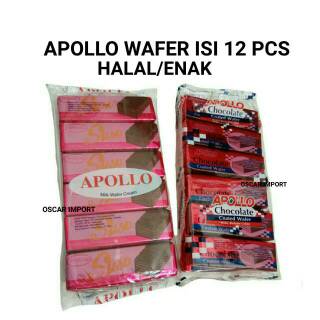 Jual Apollo Wafer isi 12 Malaysia Coklat/susu | Shopee Indonesia