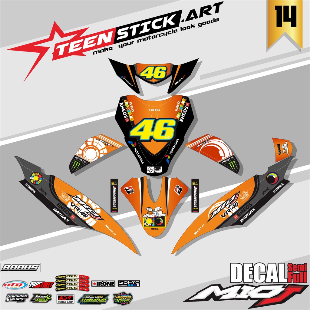 Harga Decal MIO J Full Body Pertamina Terbaru Sep 2024 |BigGo Indonesia