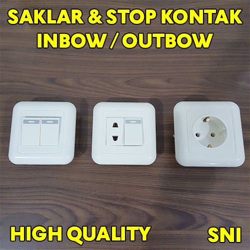 Jual Saklar Engkel Seri Engkel Stop Inbow Outbow Kualitas SNI | Shopee ...