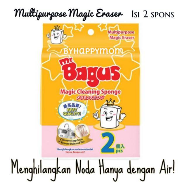 Jual Mr Bagus Magic Cleaning Sponge Multipurpose Magic Spons Pembersih Serbaguna isi 2 pcs ...
