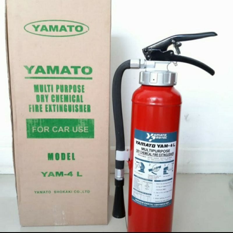 Jual APAR Yamato YA - 4L 2 kg tabung pemadam api powder 4 l 2kg Indonesia|Shopee Indonesia
