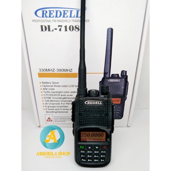 Jual Ht redell dl 7108 uhf 350 mhz original Indonesia|Shopee Indonesia