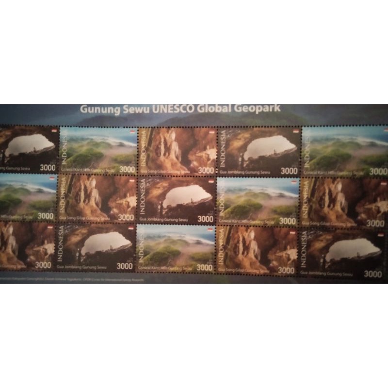 Jual Perangko 3000 Gunung Sewu UNESCO Global Geopark Indonesia|Shopee ...