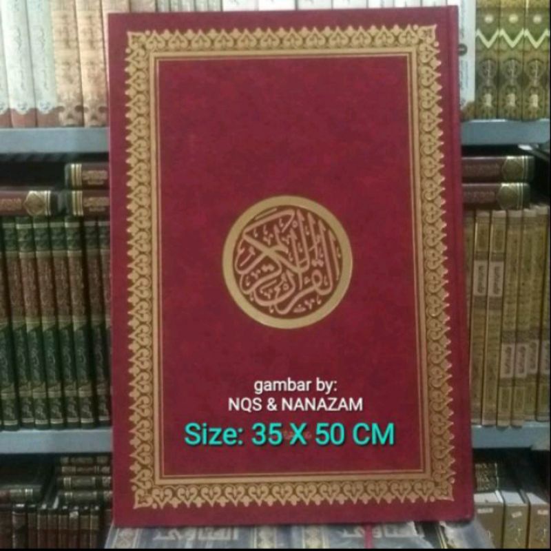 Jual al quran besar mushaf madinah size 35cm x 50cm Al Quran jumbo ...