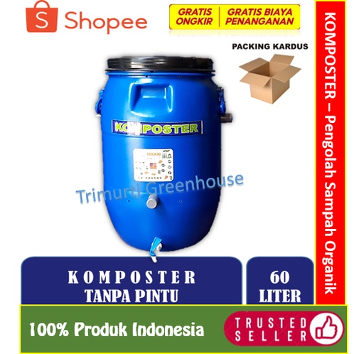 Jual Tong Komposter 60 Liter Alat Pengolah Sampah Organik Indonesia ...