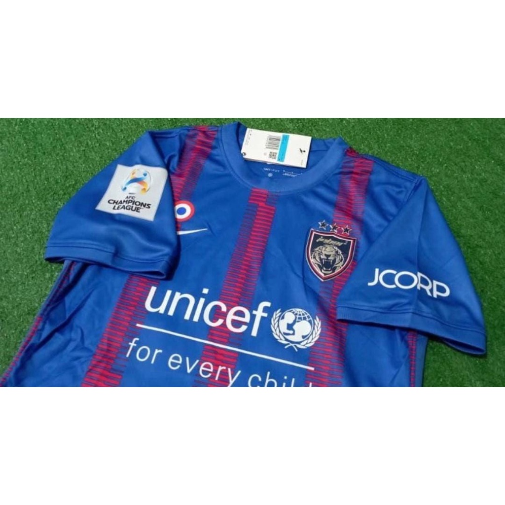 Jual Jersey Baju Bola Pria Johor Home Full Patch Afc 2022 2023 New