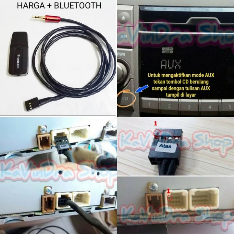 Jual Harga + Bluetooth Kabel Aux Head Unit Mobil Suzuki Ertiga Plus ...