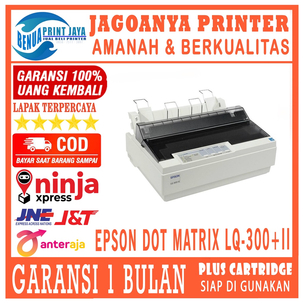 Jual Printer Nota Epson LQ-300+ll Dot Matrix Siap pakai | Shopee Indonesia