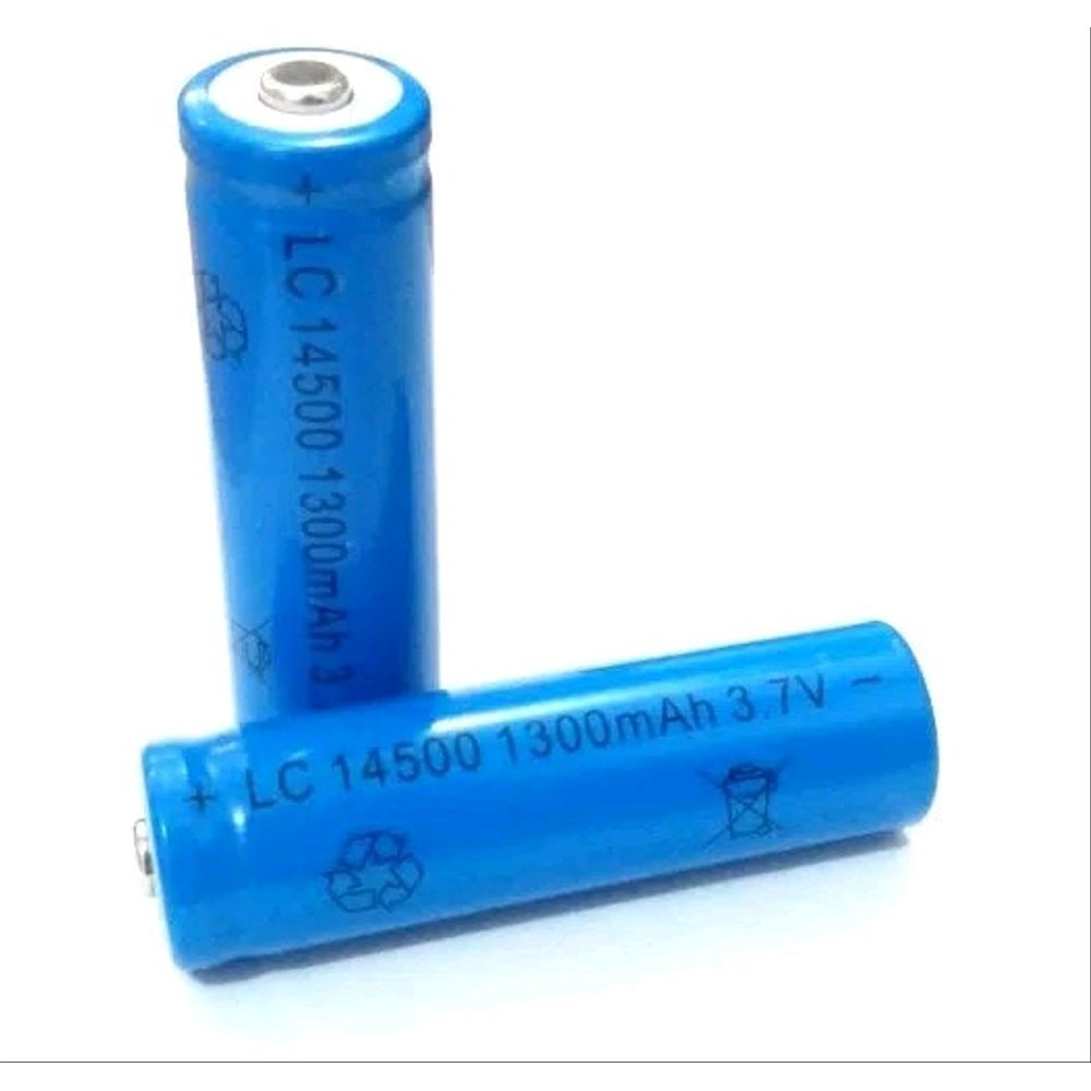 Jual Baterai AA 3.7V 1200 mAh Li-ion LC 14500 Recharge Batere A2 Senter ...